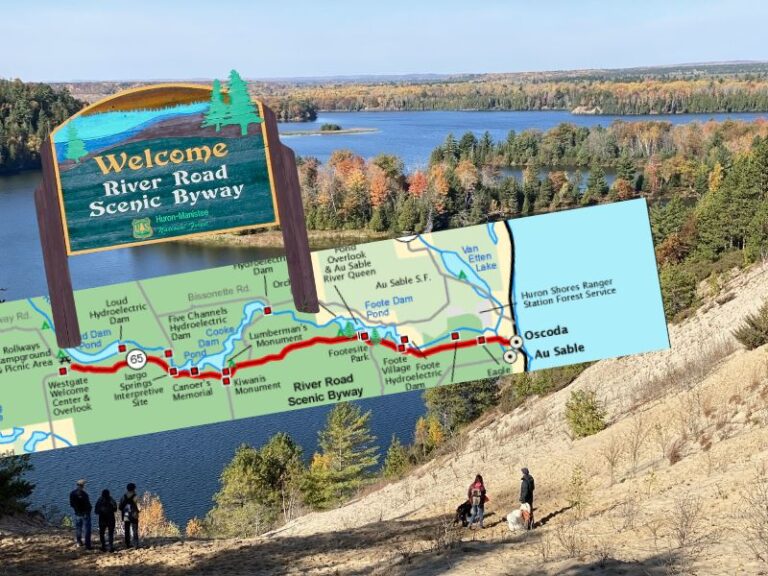 Drive the 22-Mile Au Sable River Road National Scenic Byway in NE Michigan