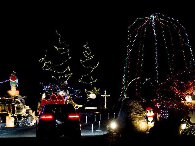 Drive-Thru Christmas Lights Display // Byron Center - Hey Michigan